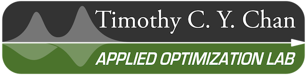 Jamal Chu – Timothy C. Y. Chan – Applied Optimization Lab